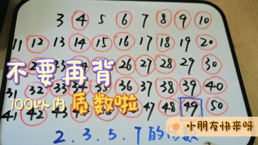 质数合数的简单判断,不用学生再背100以内质数啦