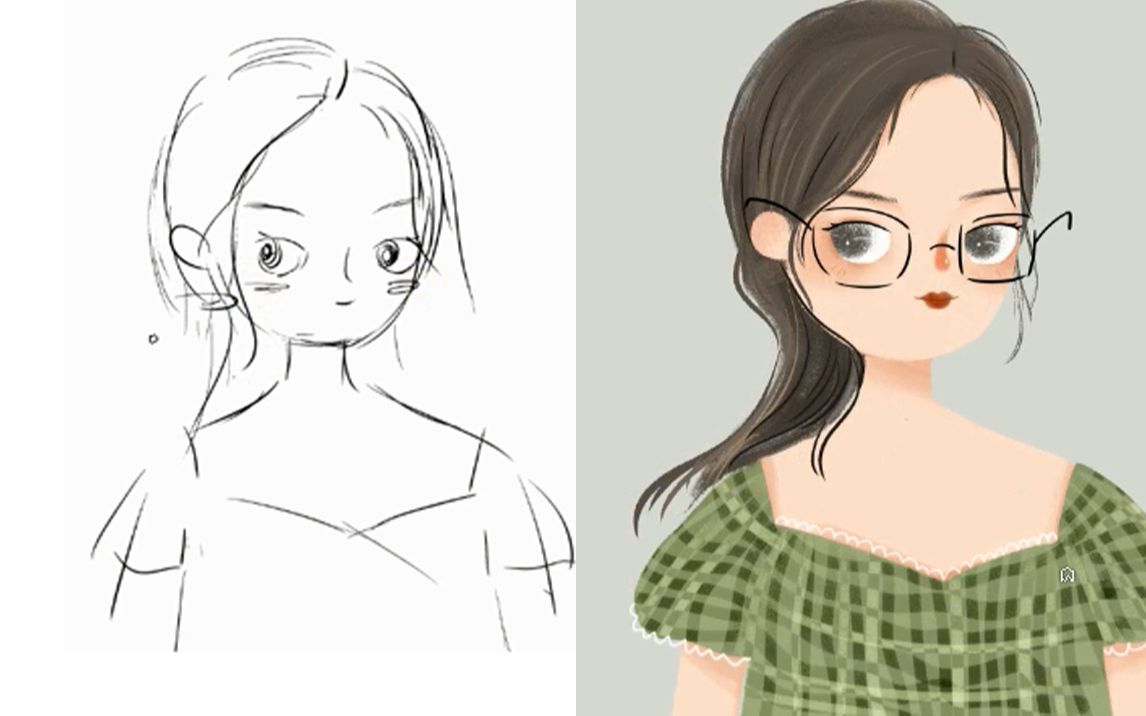 【插画教程】用最简单的方式教你如何画插画,详细清晰,一学就会!(艺森...