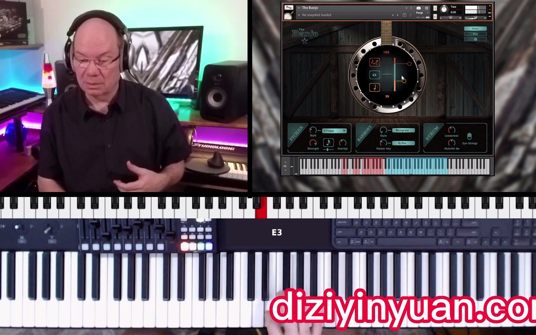 Indiginus The Banjo KONTAKT的使用教程