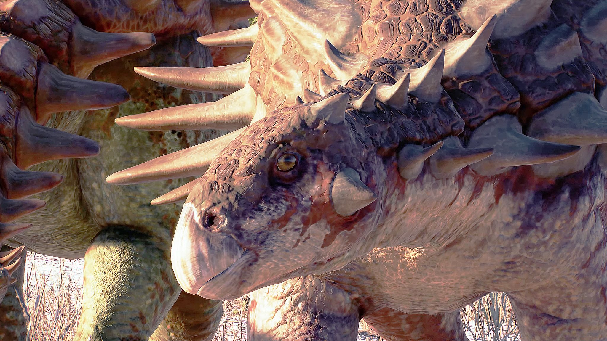 多刺甲龙、水龙兽、南方巨兽龙、马门溪龙 ~ 侏罗纪世界进化_哔哩...