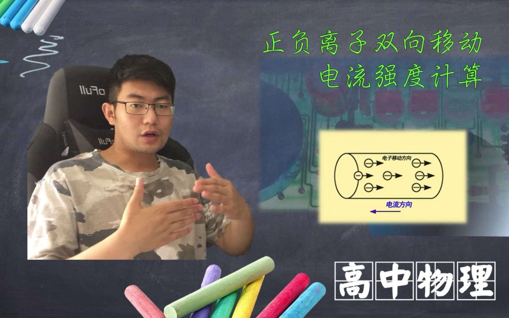 正负离子双向移动,电流强度这样计算,也太简单了吧