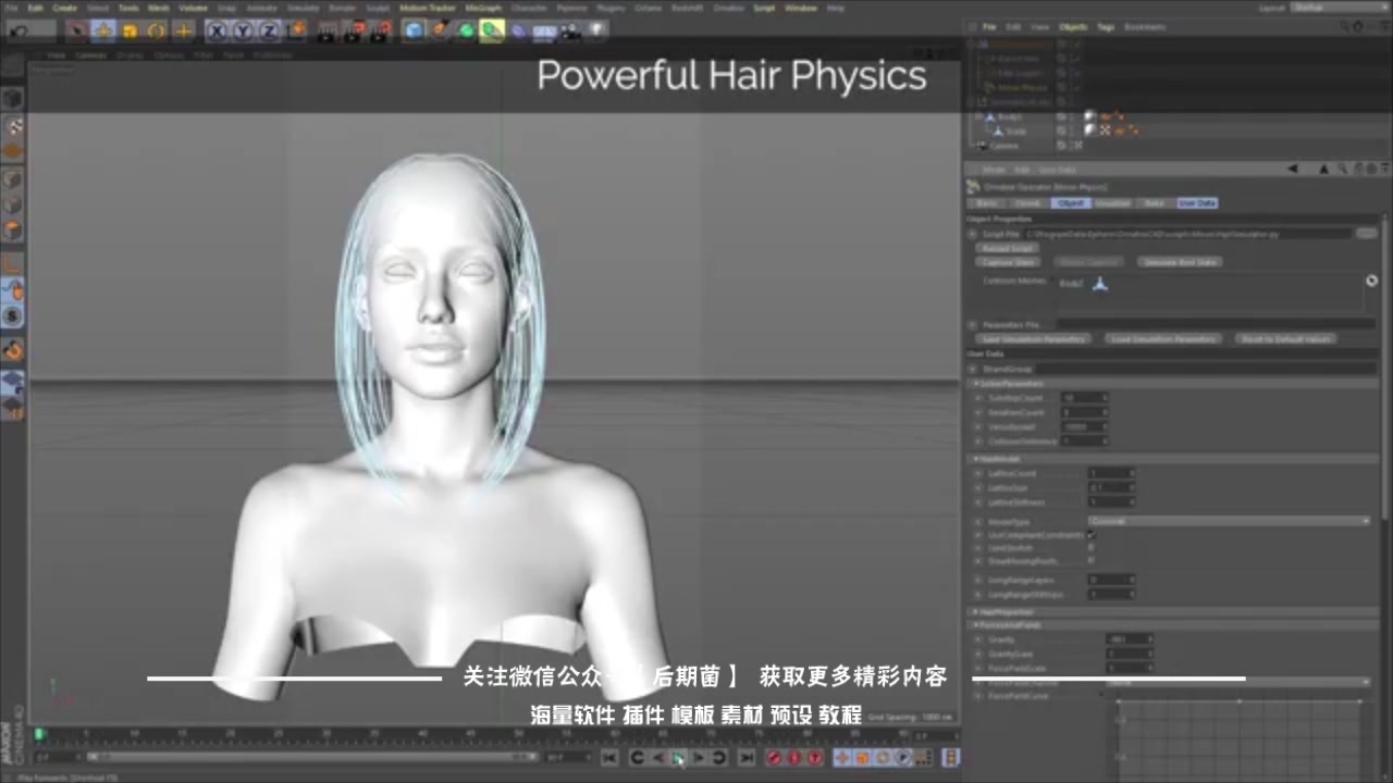 C4D插件-头发羽毛毛发模拟生成工具 Ephere Ornatrix v2.2.9.29361 Win