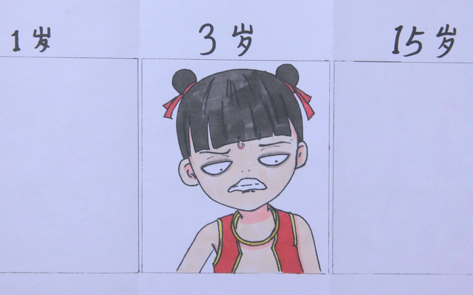 男生不到18变化会多大?漫画哪吒1到15岁,长大后太帅气