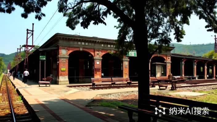 北门驿老车站,铁道文化缩影#五月AI云游记