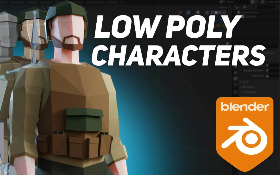 「中英字幕」Skillshare - Blender风格化3D游戏角色制作