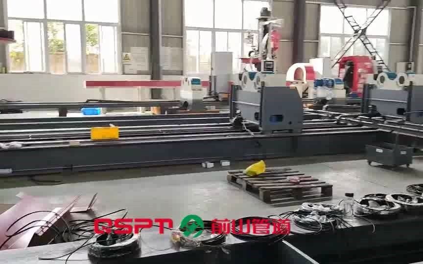 管道预制生产线,固定车间式管道预制生产线,管道加工生产线,商品化...