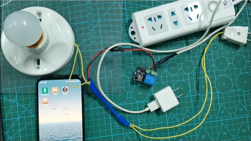 简单做一个物联网开关,远程控制家里的电灯台灯,其实很实用