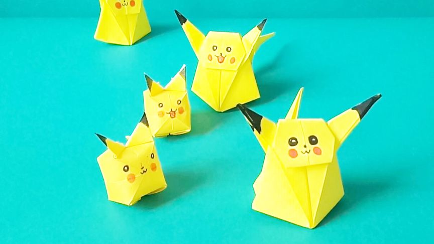 长大版的折纸皮卡丘,比吹气版的更立体精致,更招人喜爱