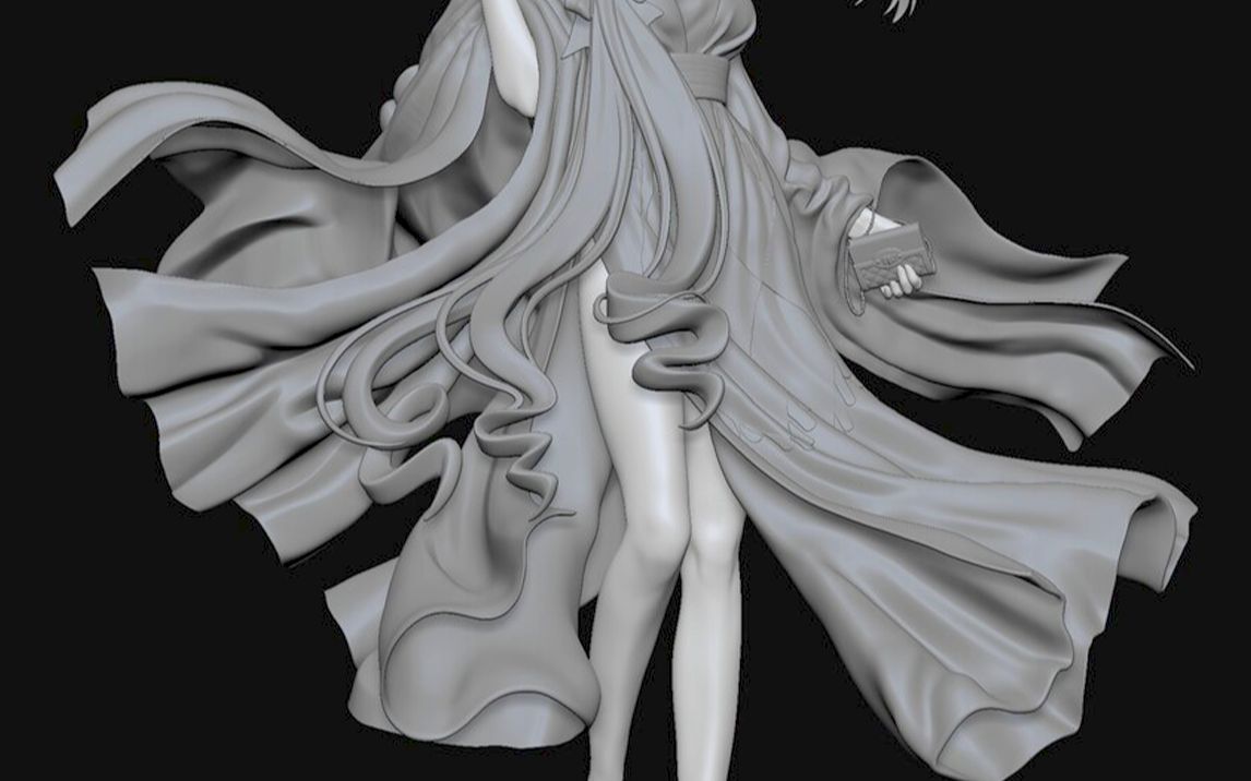 不用MD!zbrush人物衣服褶皱雕刻,新手看完秒懂的服装雕刻方法总结!...