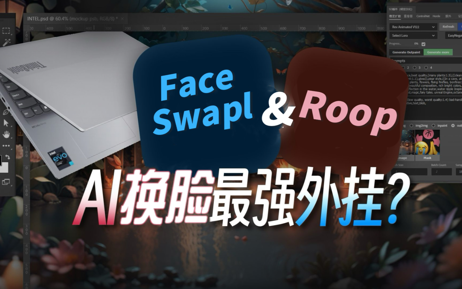 【AI换脸插件】全网最详细AI换脸系列教程和实战思路,AI换脸高级用法,...