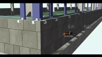 聚氨酯复合板安装动画 岩棉安装施工动画 钢结构彩板施工流程演示动画