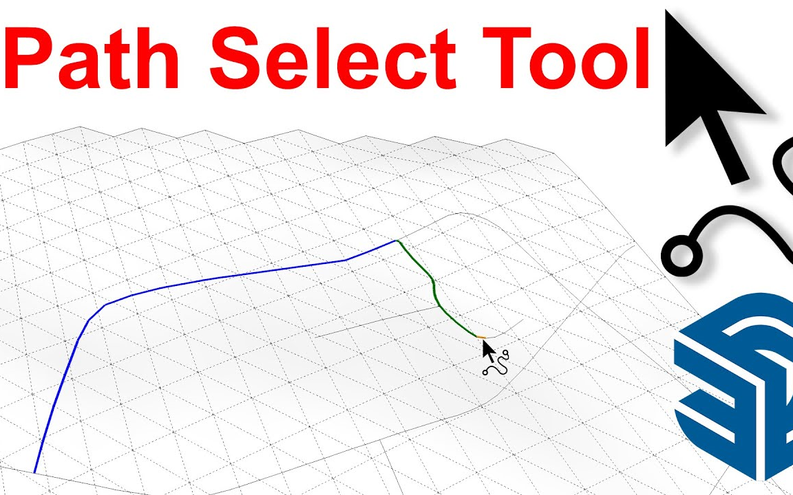SketchUp 2021教程:路径选择和保存选择工具