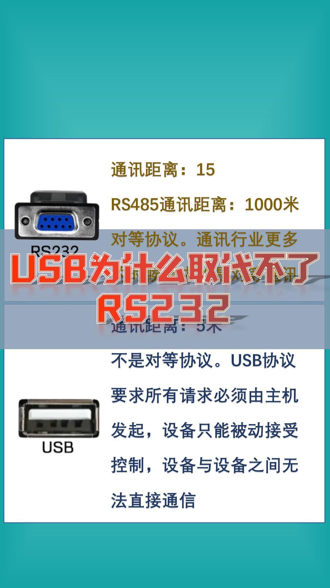 56.USB为什么取代不了RS232