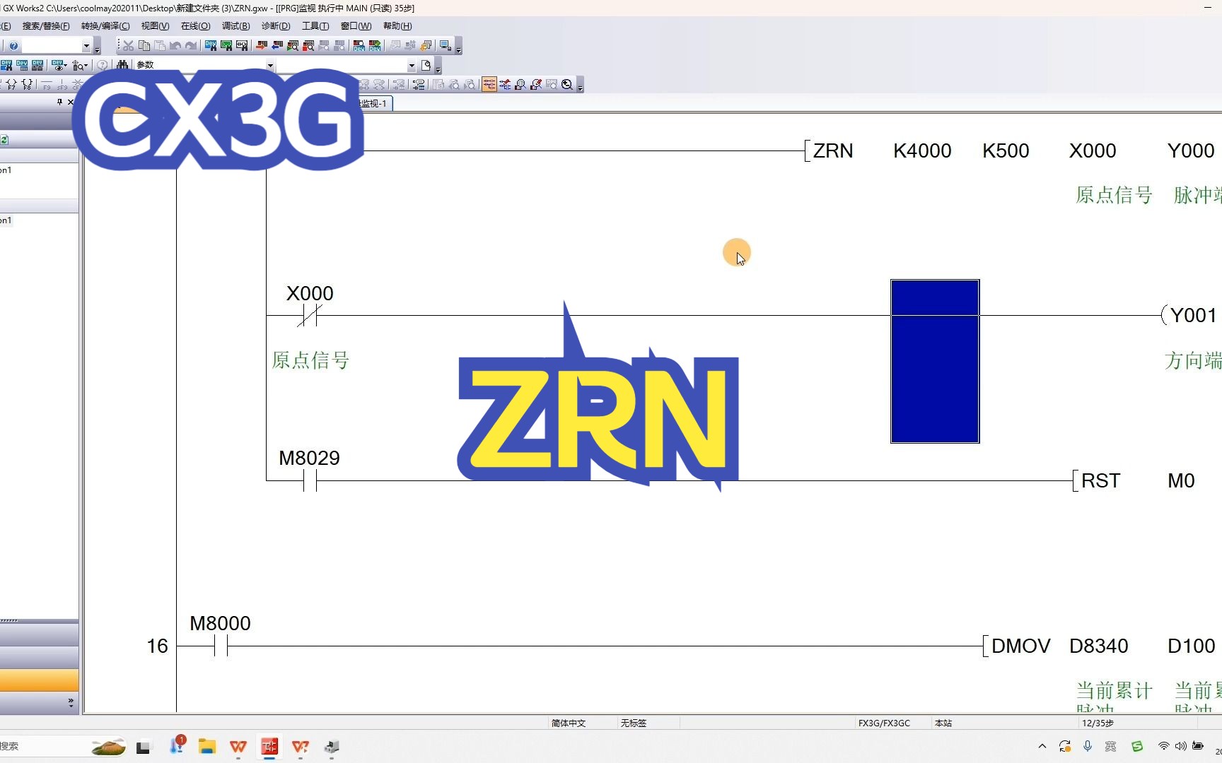 ZRN指令的讲解