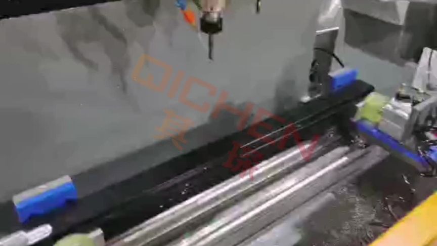 极窄推拉门锁孔加工#极窄推拉门 #极窄平开门 #极窄玻璃门