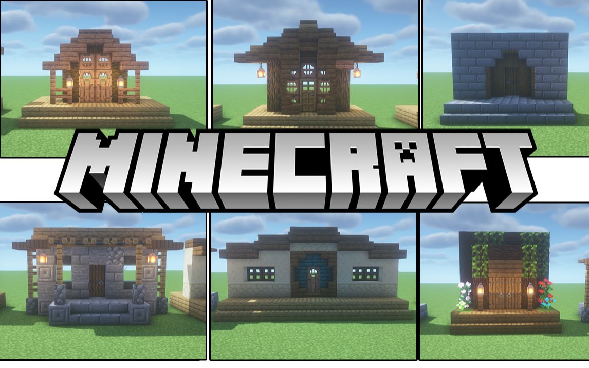 【Minecraft建筑】六种我的世界门的设计!