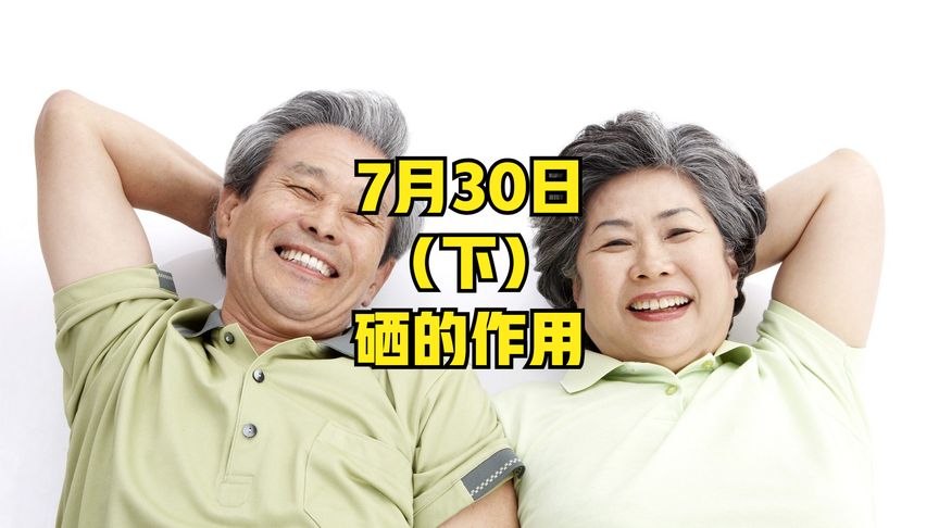 7月30日(下)硒的作用