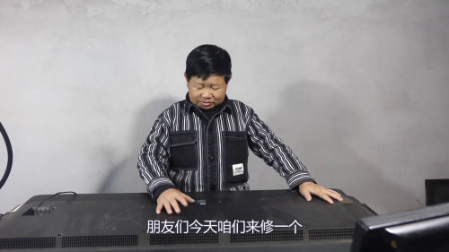55寸TCL大液晶电视有声音没图像,老男孩大卸八块,这类问题真多