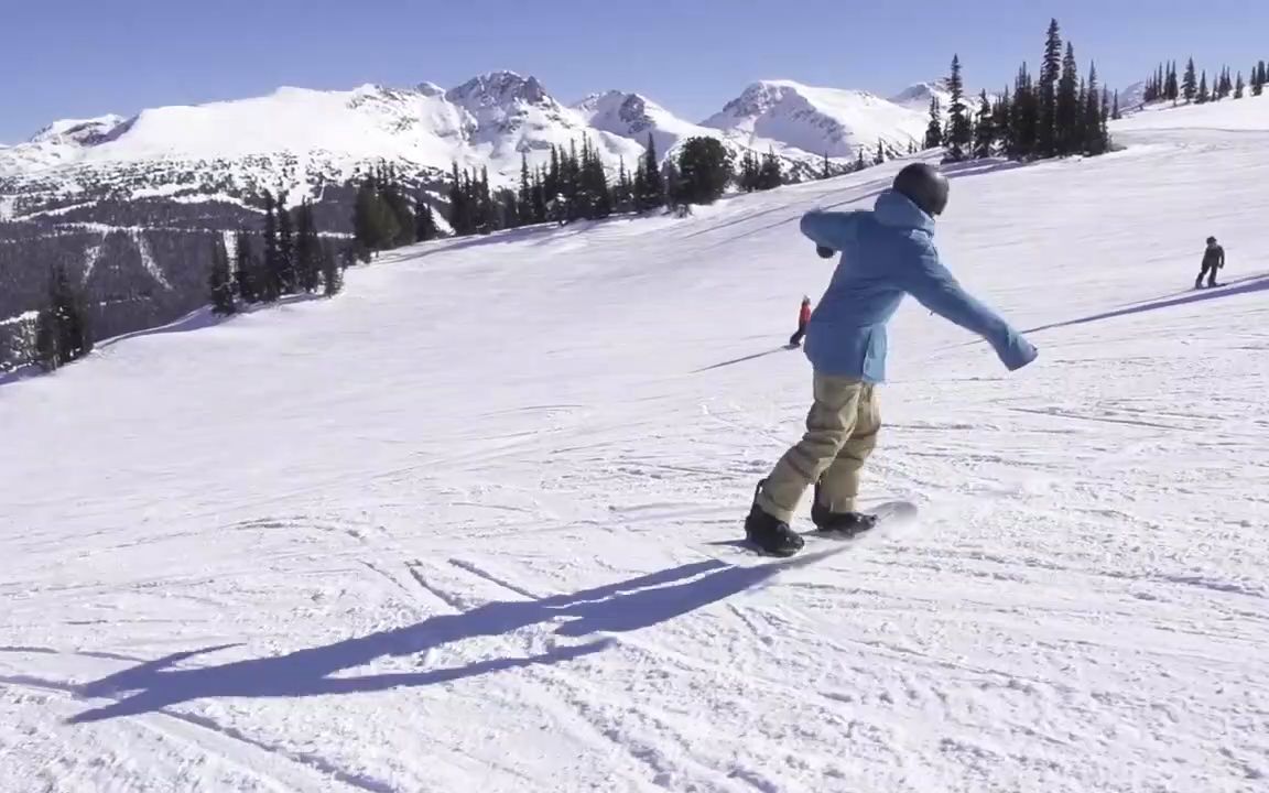 【滑雪技巧】如何学习前180进粘板尾360出 -单板滑雪