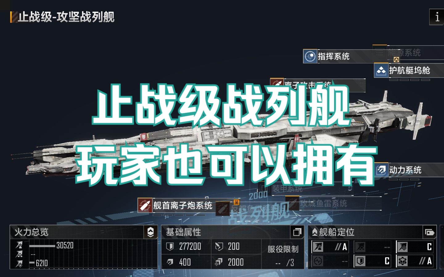 【无尽的拉格朗日】如何获得止战级战列舰