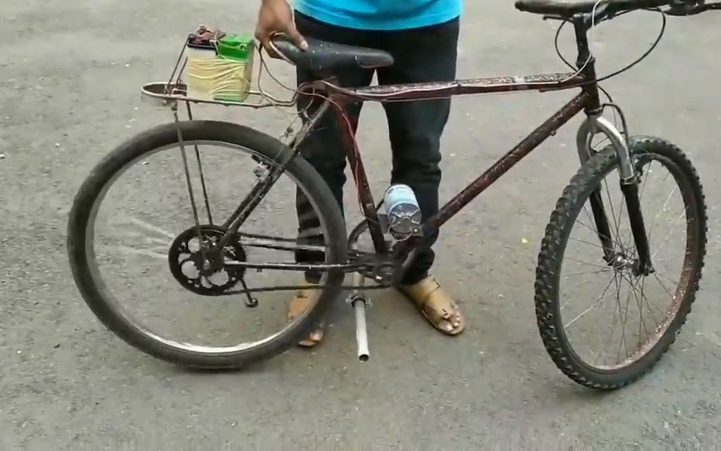 443-在家将普通车子改成电动车