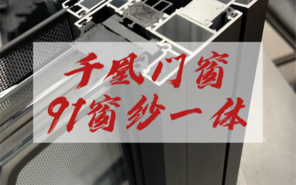 #千凰门窗91窗纱一体