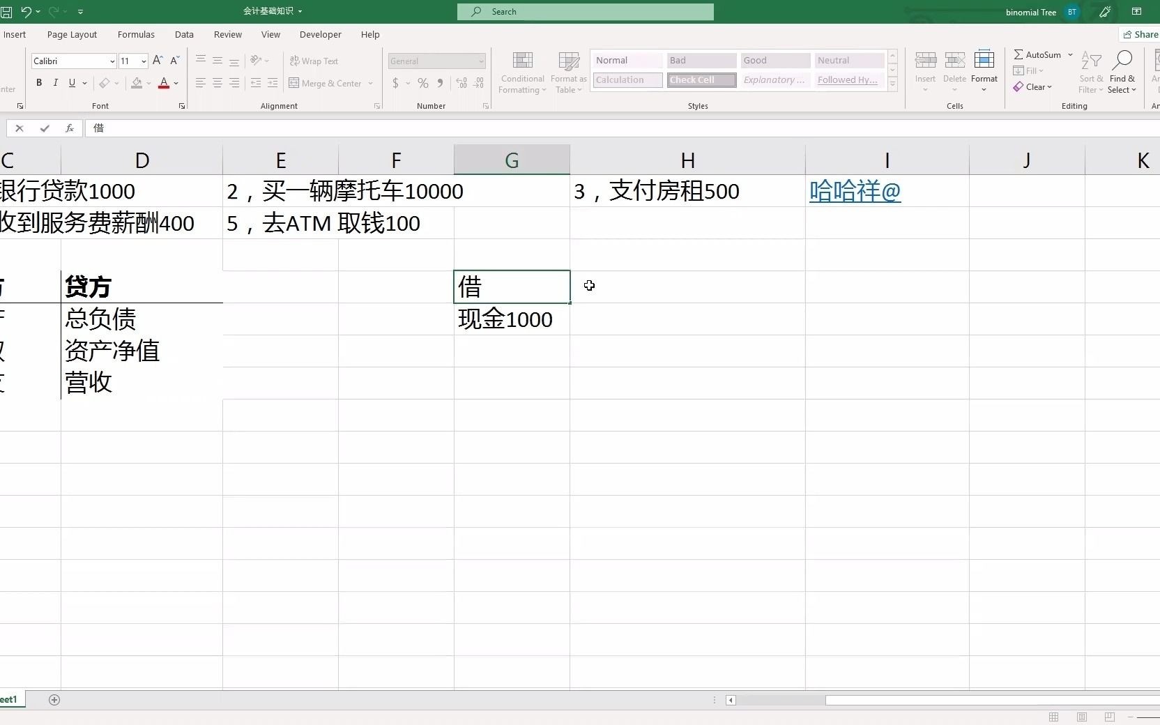 会计基础3--会计分录