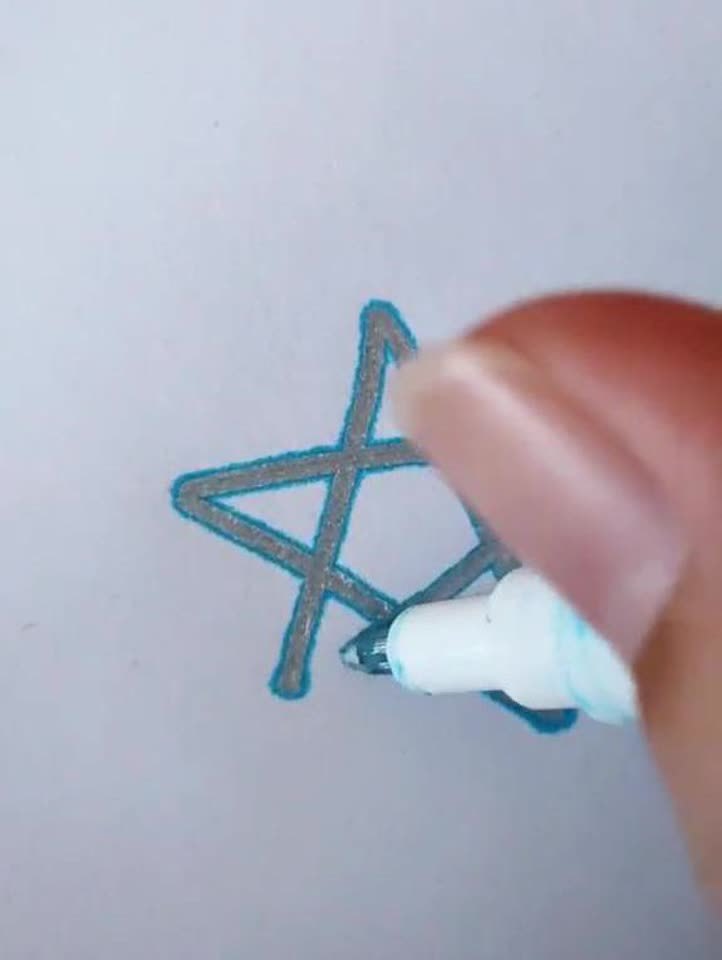 五角星还可以这样简笔画