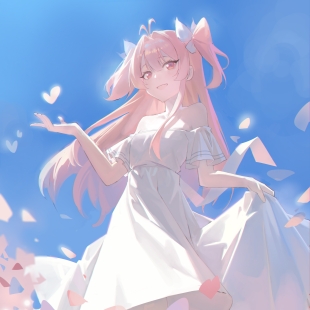 花瓣系成的蝴蝶 