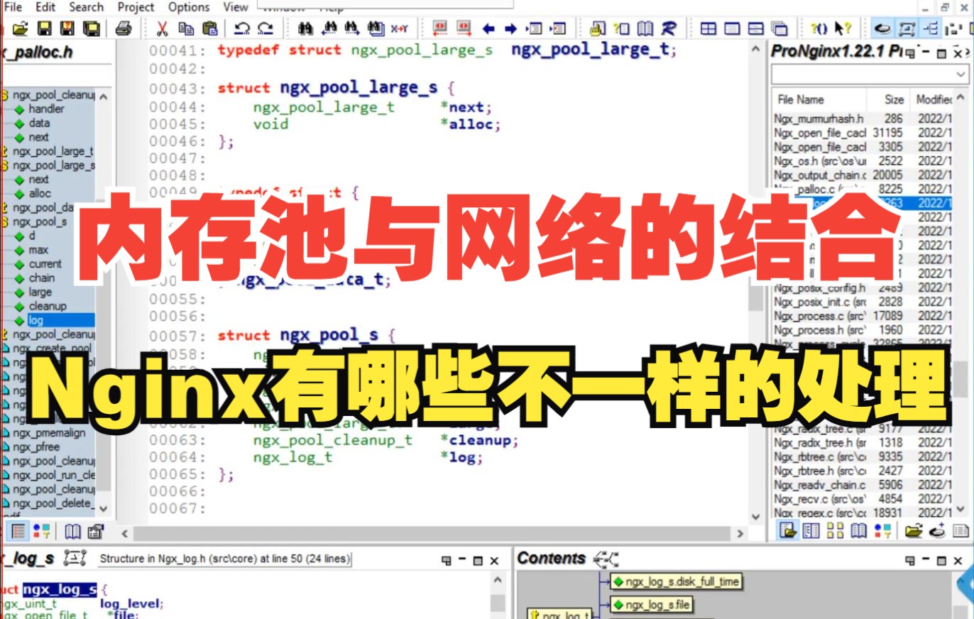 ...大块与小块的实现差别;柔性数组解决指针大小问题;nginx的实际运用