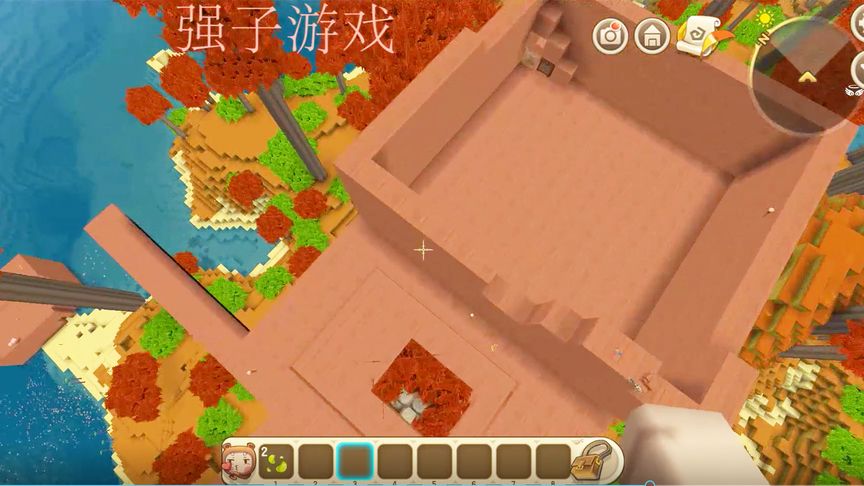 迷你世界:生存模式建造太慢,转为创造模式,直接快速完成小屋。