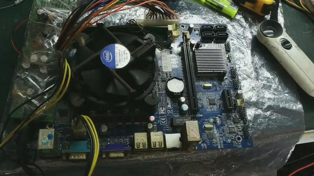 翔升h61主板不触发维修案例