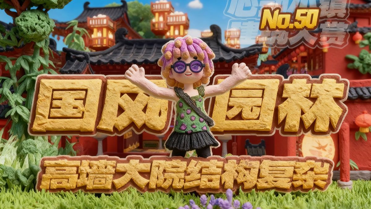 小镇-建筑大赏-50-高墙大院的国风园林,结构复杂,细节考究_游戏热门...