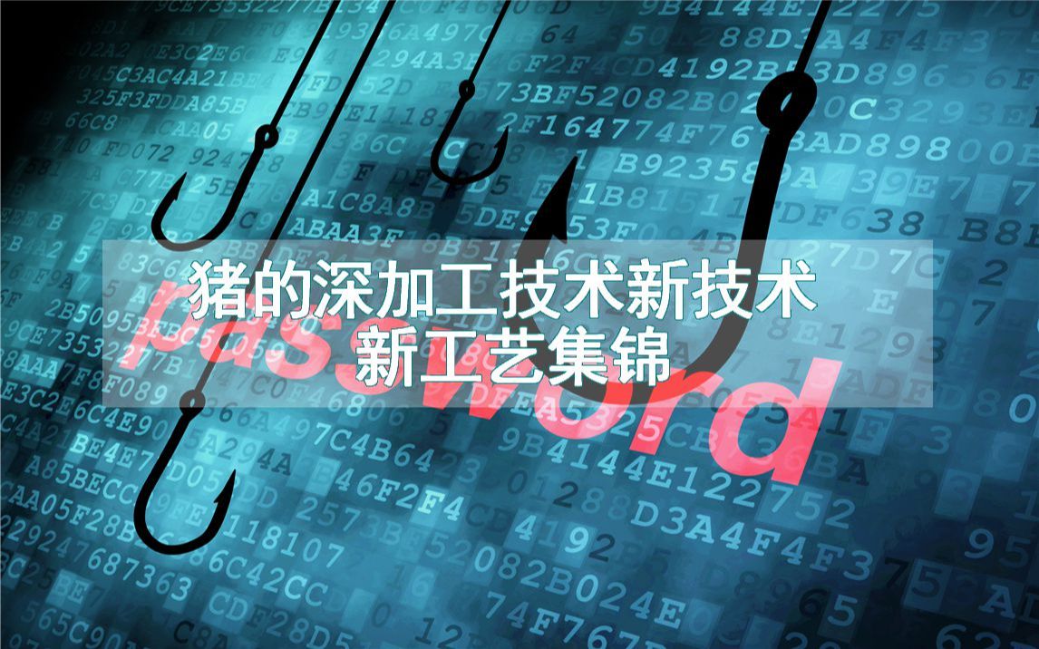 猪的深加工技术新技术新工艺集锦(生产制造流程方法全集)