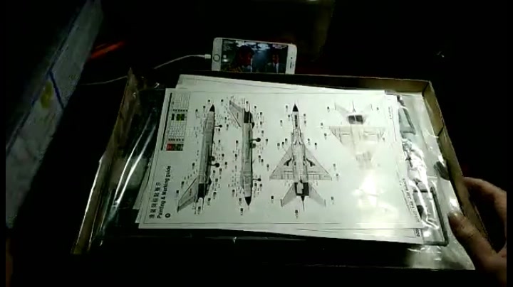 评测开盒小号手02847歼8F 1/48静态模型