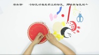 幼儿园传统节日文化绣绷儿童不织不织布手工DIY製作材料包装饰