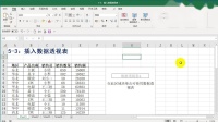 Excel2019视频教程 表格制作公式与函数 第47集 插入数据透视表