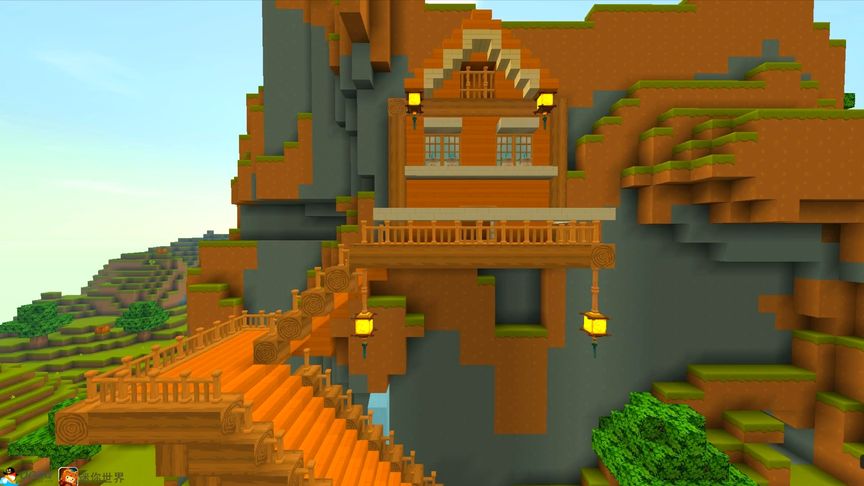 迷你世界:山洞小屋教程来咯,制作不易,给个好评呗