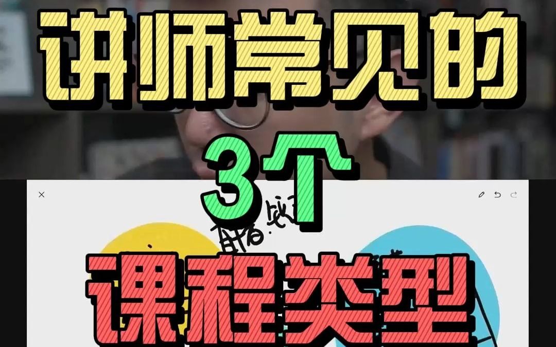 讲师常见的3种框架是什么?