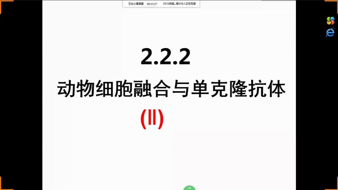 动物细胞融合与单克隆抗体