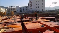 实拍建筑工地木工模板师傅工作全过程!