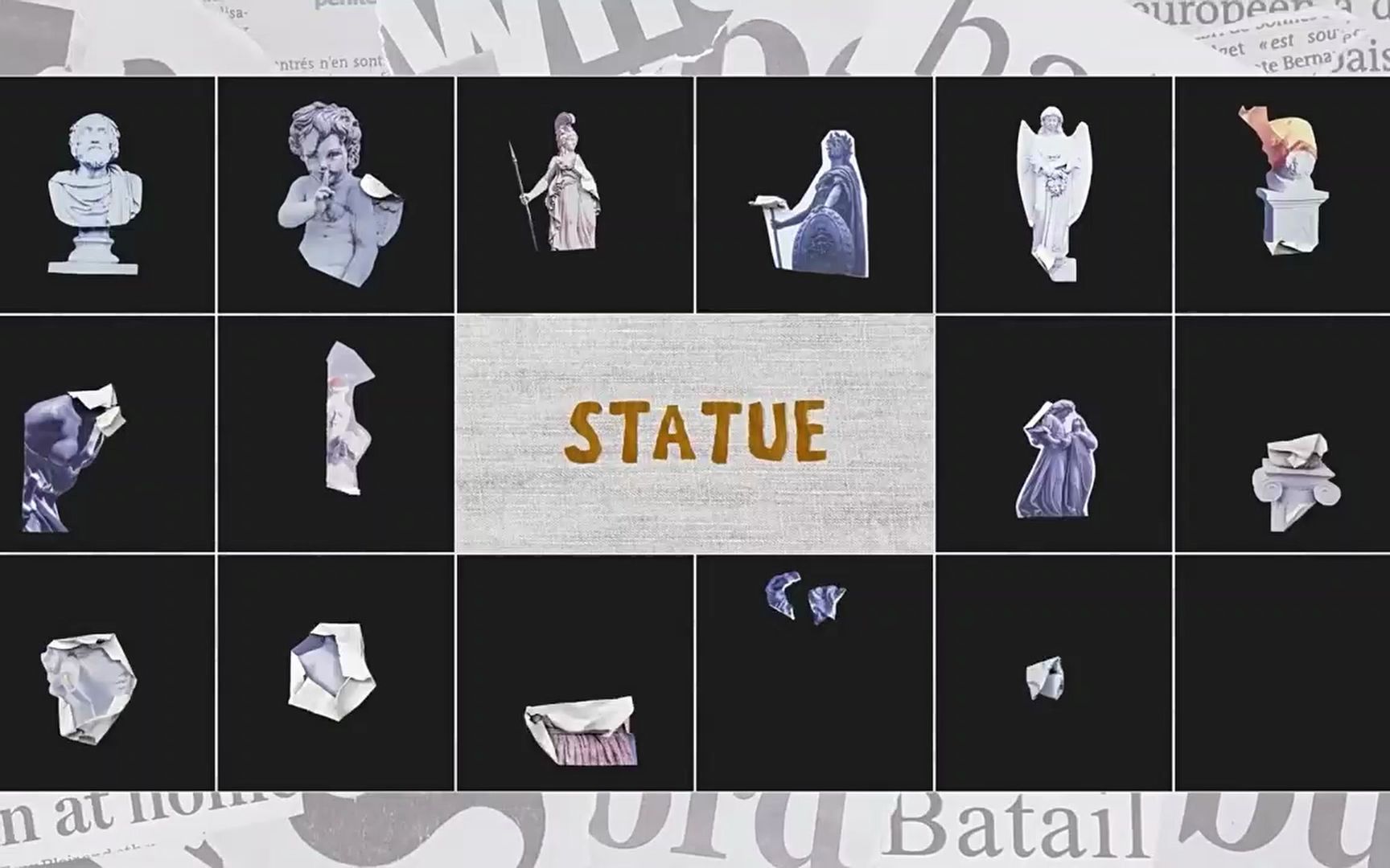 AE脚本-2000种人物眼耳口鼻手头发风景花朵动物食物交通物品复古...