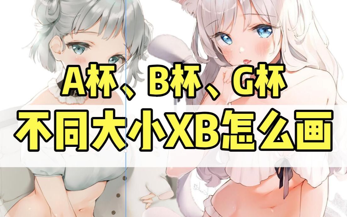 bz画师第二弹!A杯、B杯、C杯等不同杯数的XB应该怎么画?!