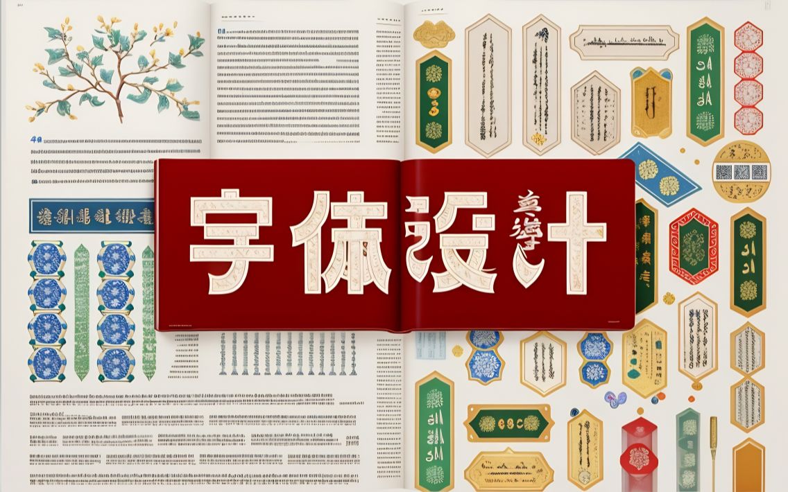 【AI字体设计50集全】再也不盲目自学了,专门为小白录制的字体入门...