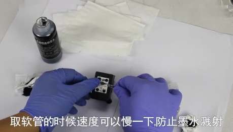 惠普原装墨盒改装加墨教程