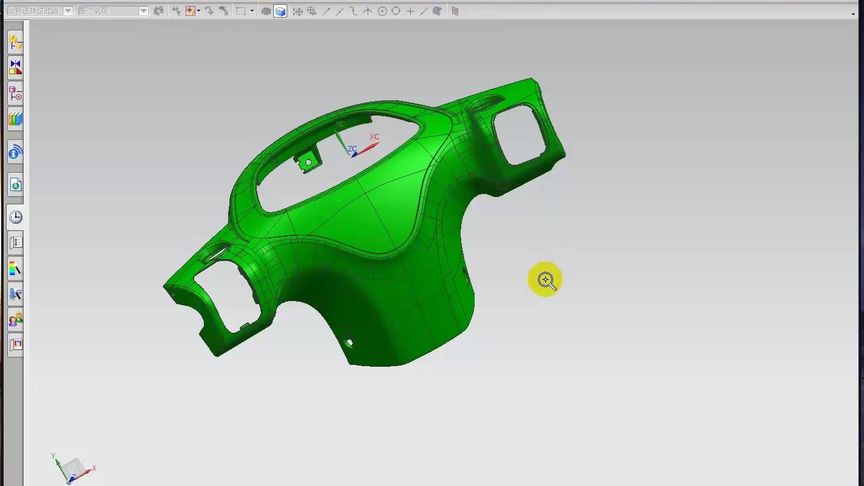 UG模具设计分型面技巧 仪表盘1