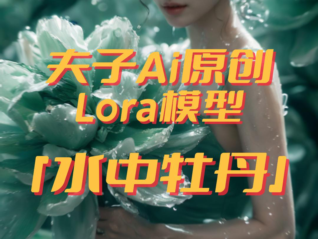 夫子Ai原创lora模型「水中牡丹」使用
