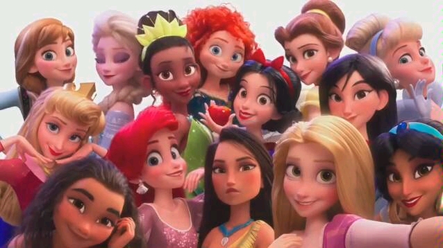 【迪士尼公主大集合】