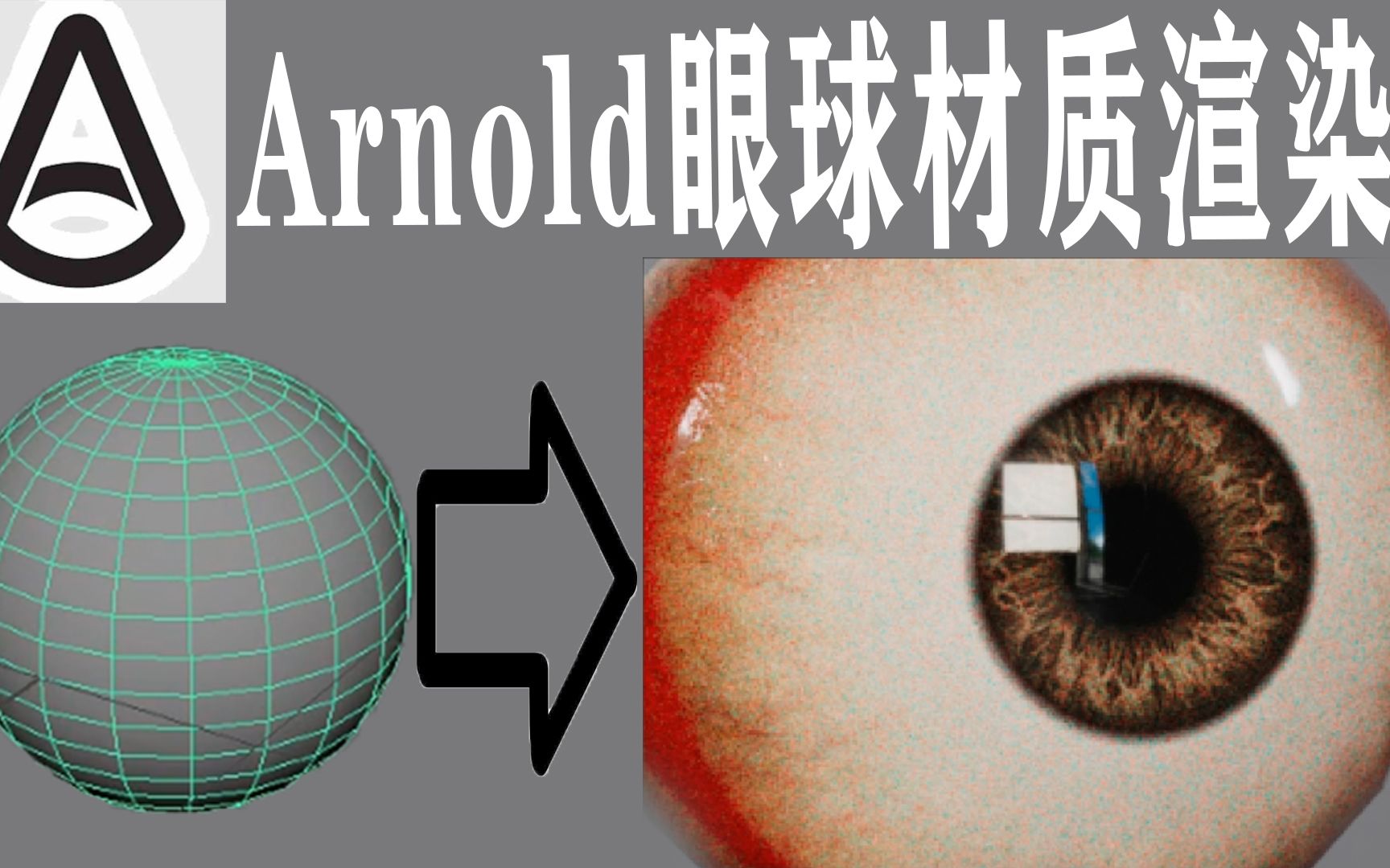 【Arnold渲染】从0开始制作影视流程眼球渲染