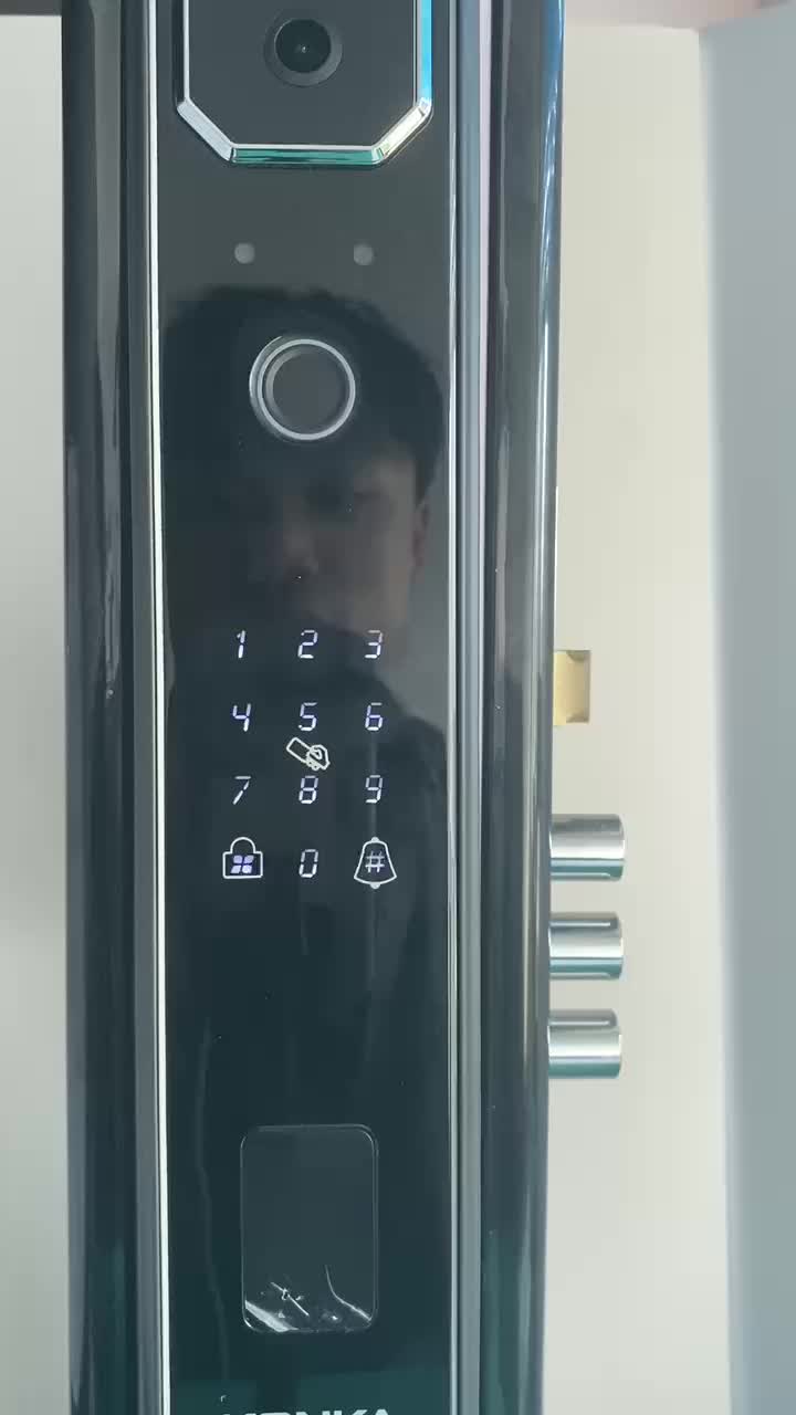 康佳智能门锁设置指纹